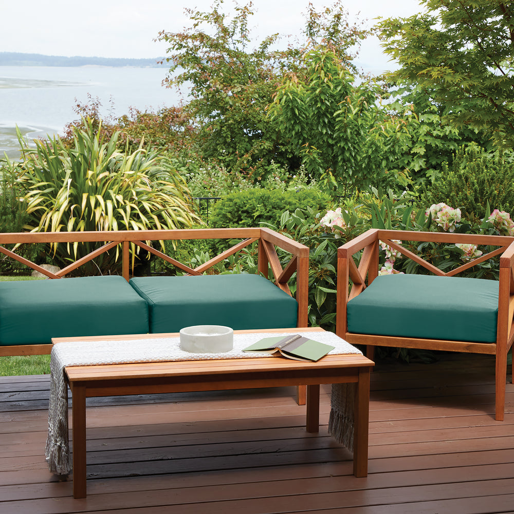Ravenna Water-Resistant Patio Lounge Cushion Cover | Classic